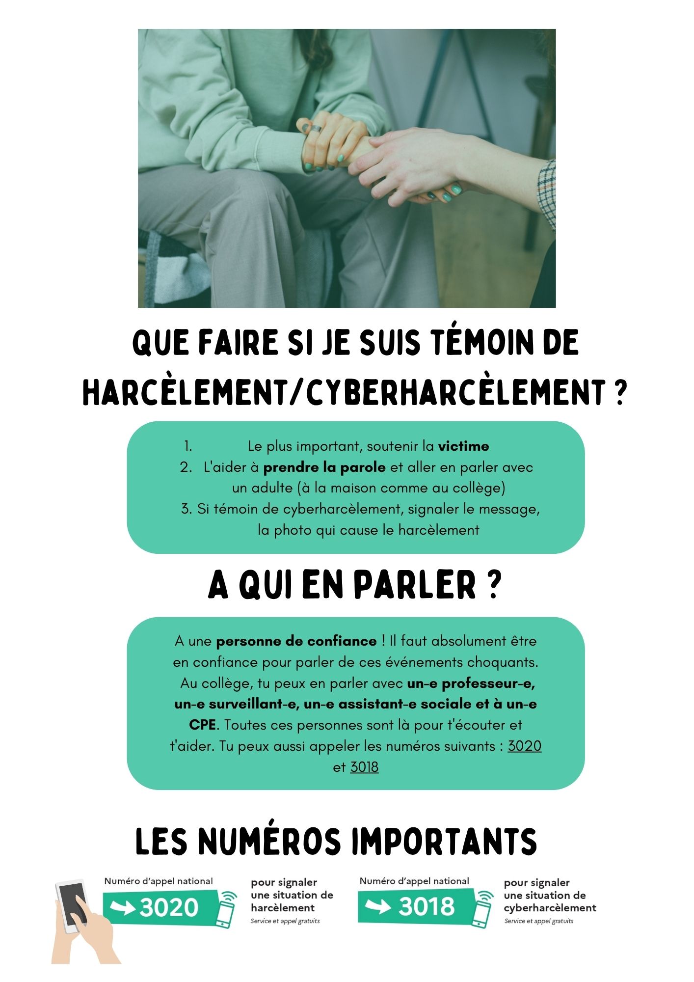 9 novembre - Journée nationale de lutte contre le harcèlement à l'école - ressources à consulter ...